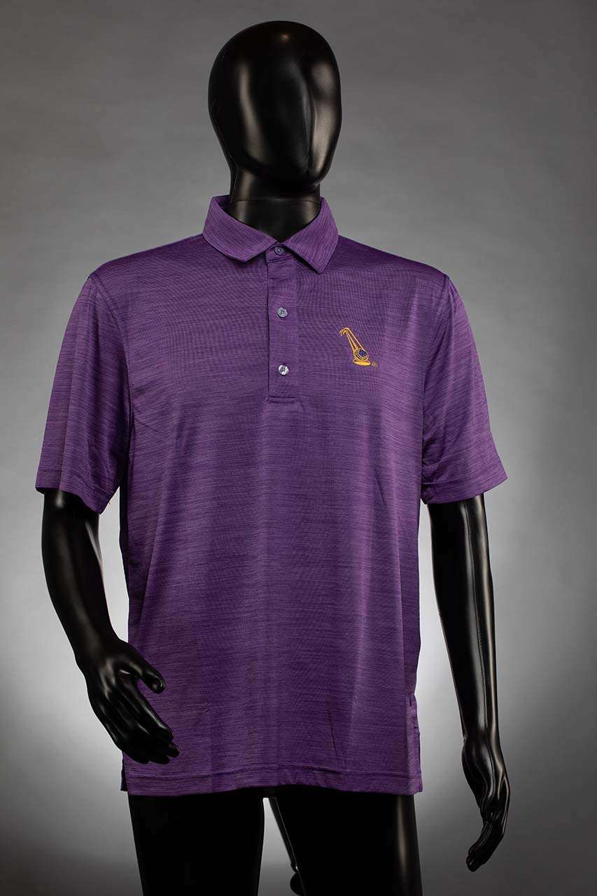 Men's Dry Swing Heather Self Collar Jersey Shirt - Golf Shot Apparel