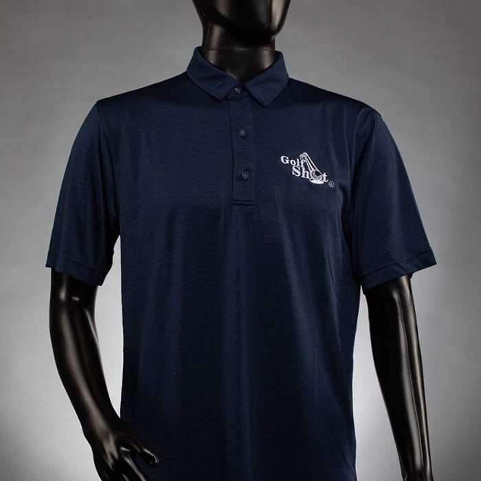 Men's Dry Swing Melange Stripe Texture Golf Polo Shirt - Golf Shot Apparel